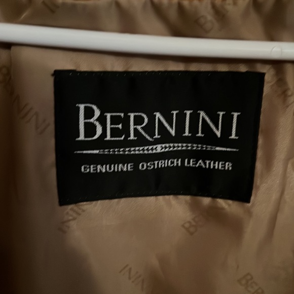 Giani Bernini | Jackets & Coats | Bernini Ostrich Leather Coat | Poshmark